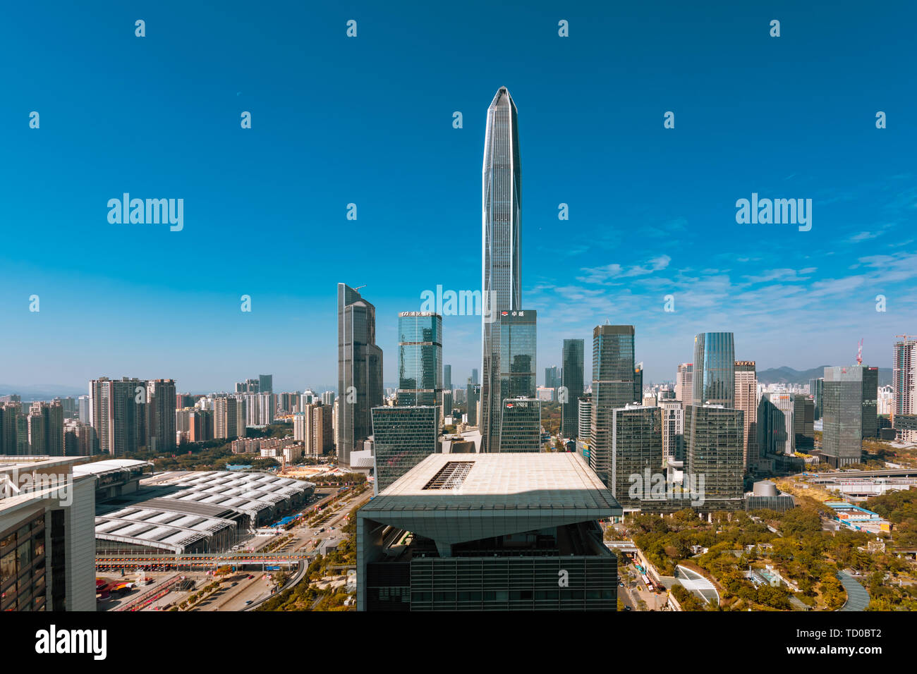 CBD, Futian Central District, Shenzhen Stock Photo - Alamy