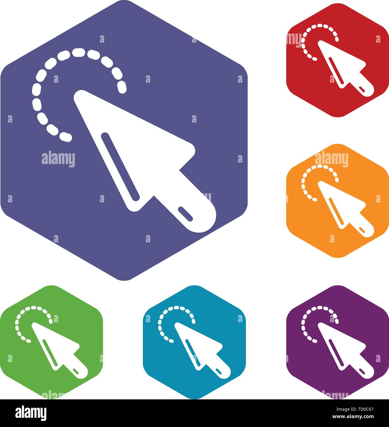 Cursor clean icon, simple black style Stock Vector Image & Art - Alamy