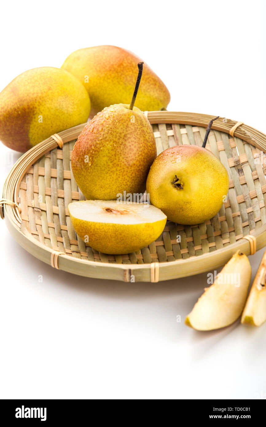 Early crisp pear Stock Photo - Alamy