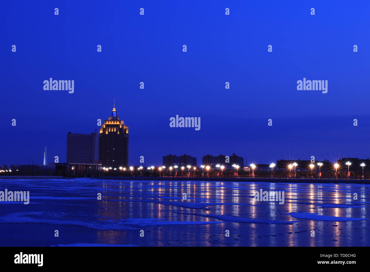 Night view of Dawa Stock Photo - Alamy