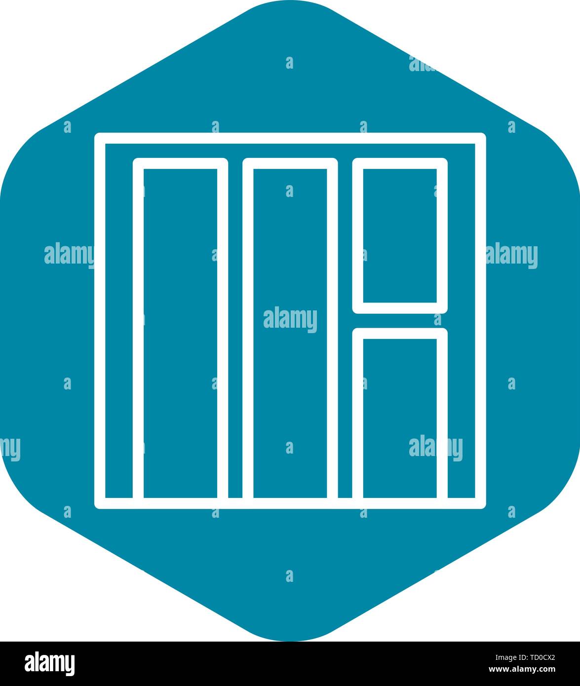 Metal profile construction building frame Stock Vector Images - Alamy