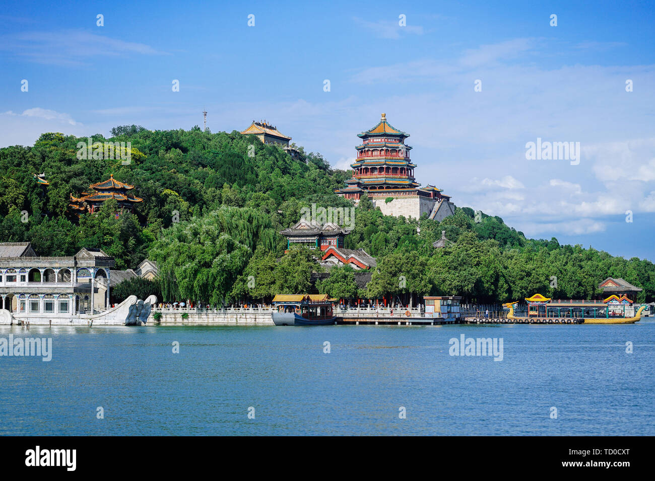 The spectacular scenery of the Beijing Summer Palace Stock Photo - Alamy