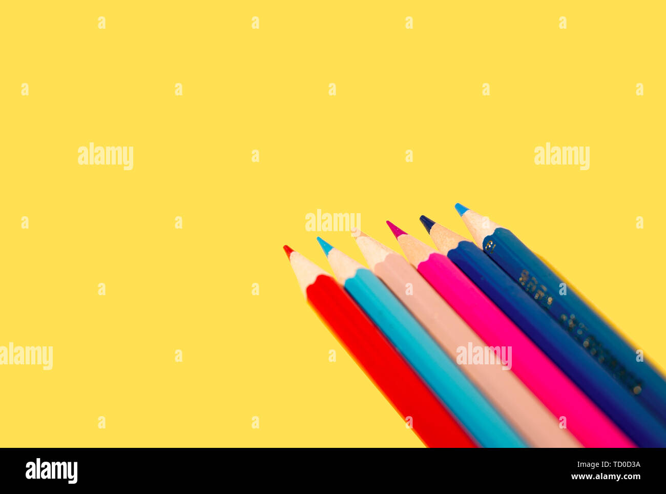 Pure color pen background Stock Photo - Alamy