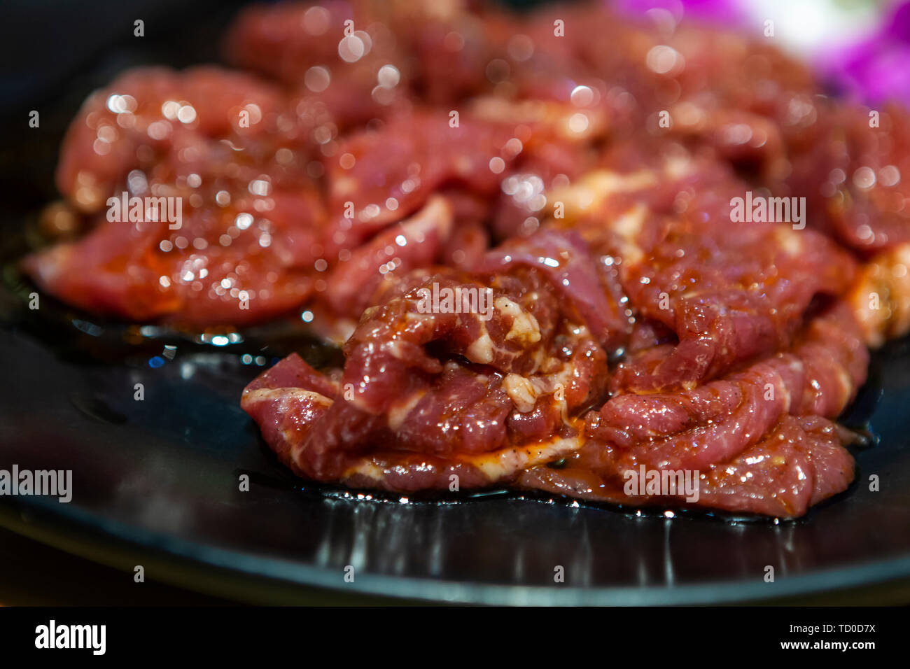 Beef raw meat Stock Photo - Alamy