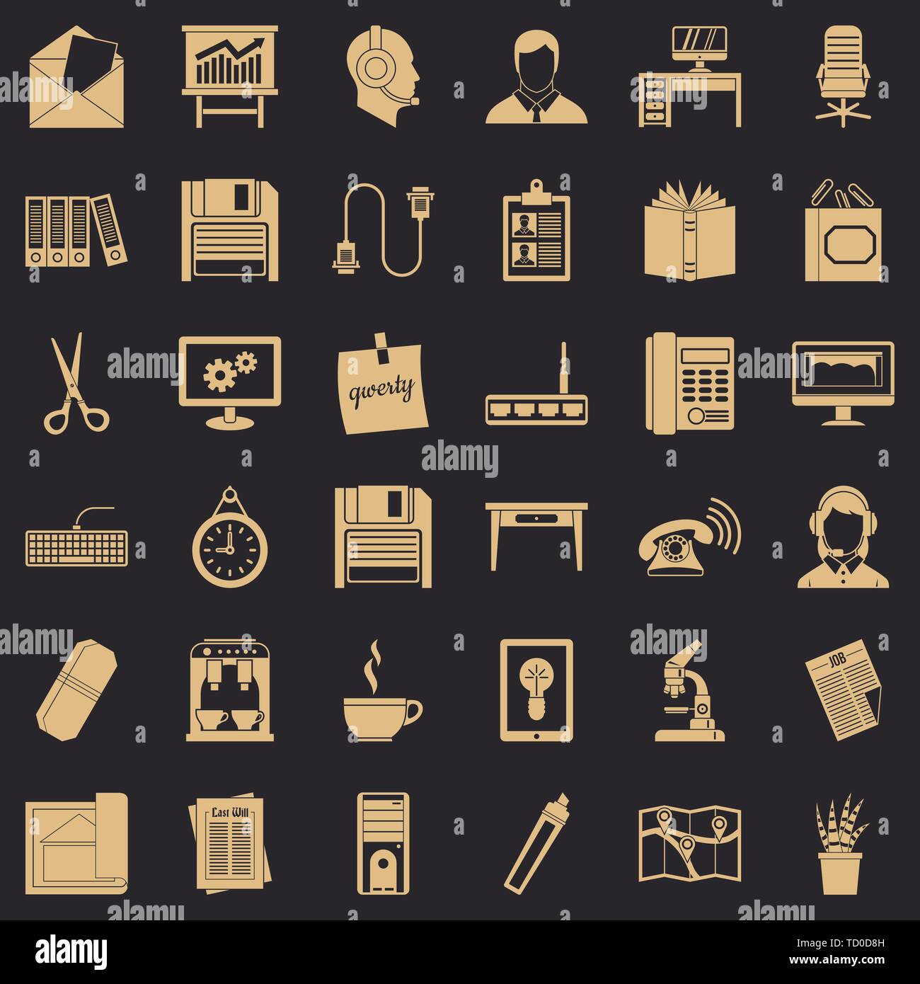 Office space icons set, simple style Stock Vector Image & Art - Alamy Office space icons set, simple style Stock Vector Image & Art - Alamy