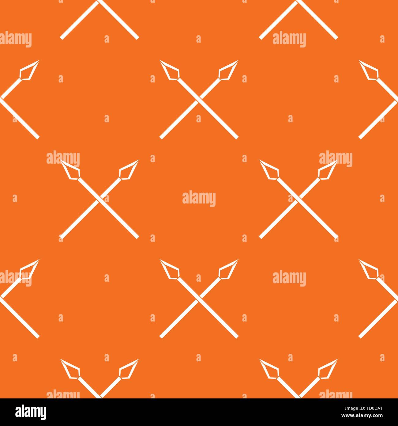 Spear pattern vector orange Stock Vector Image & Art - Alamy