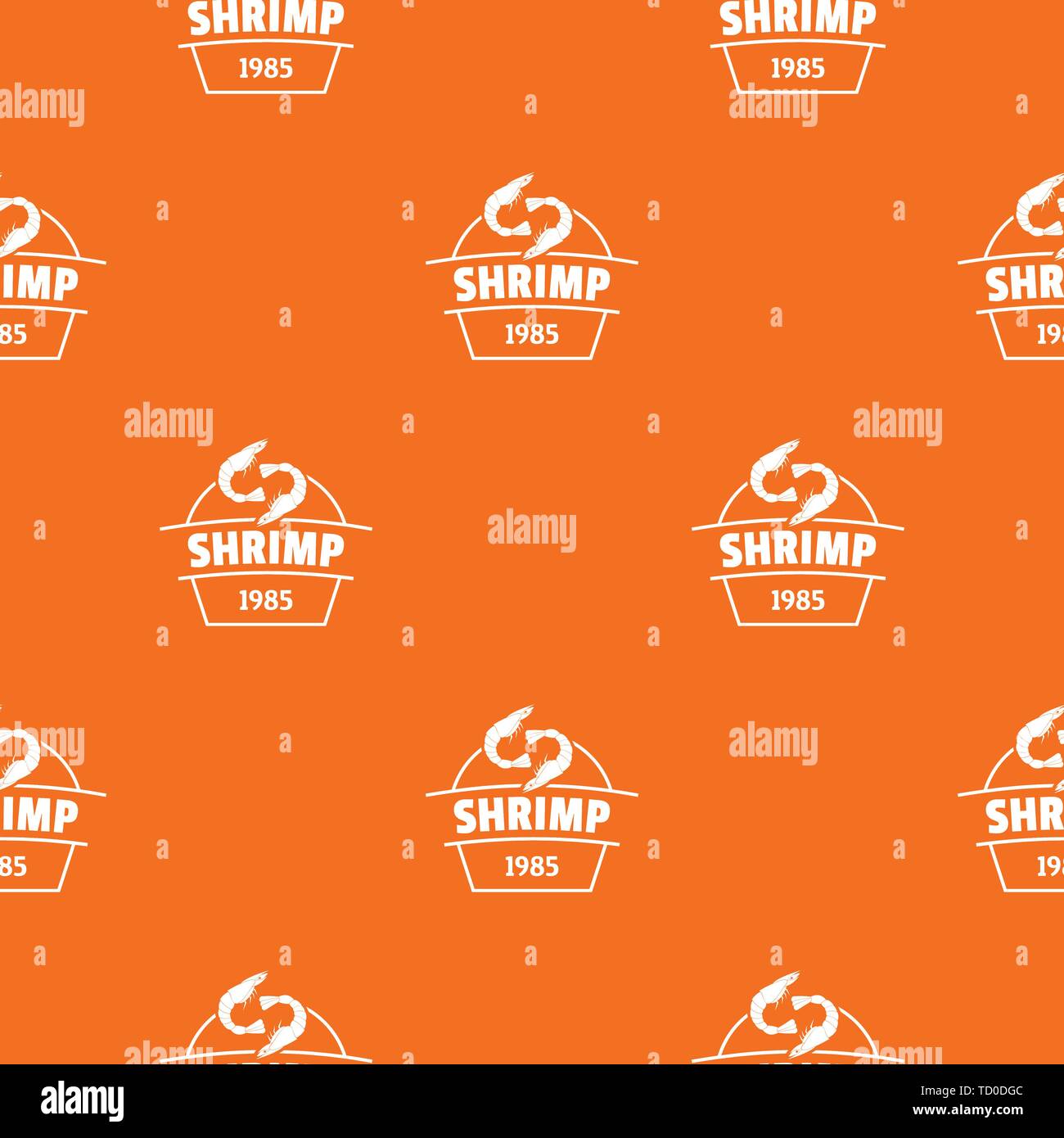 Fresh shrimp pattern vector orange Stock Vector Image & Art - Alamy
