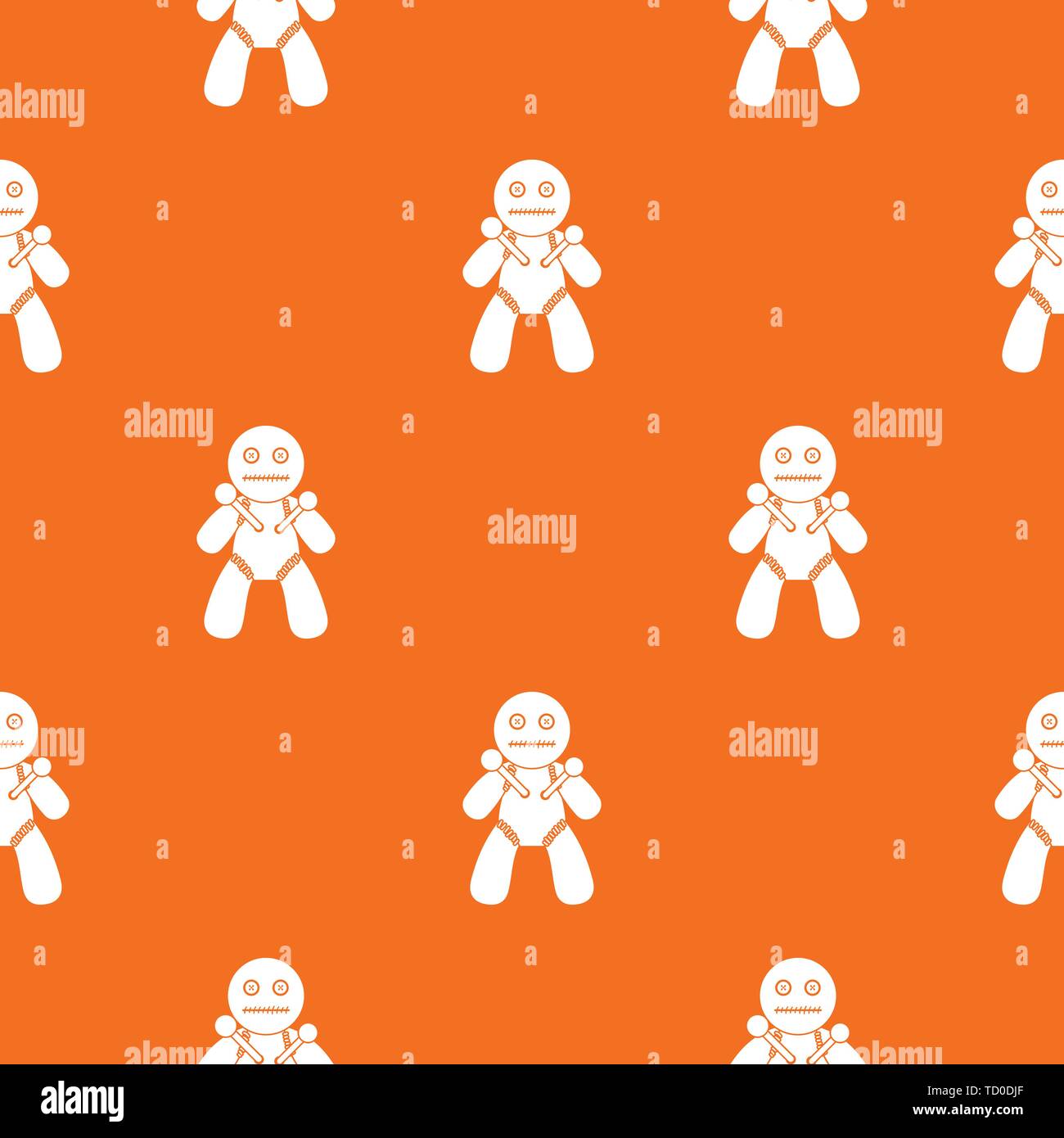 Voodoo pattern vector orange Stock Vector Image & Art - Alamy