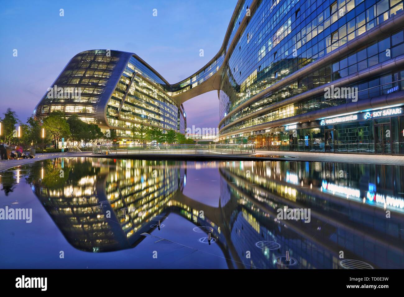 Soho modern city with cbd hi-res stock photography and images - Alamy