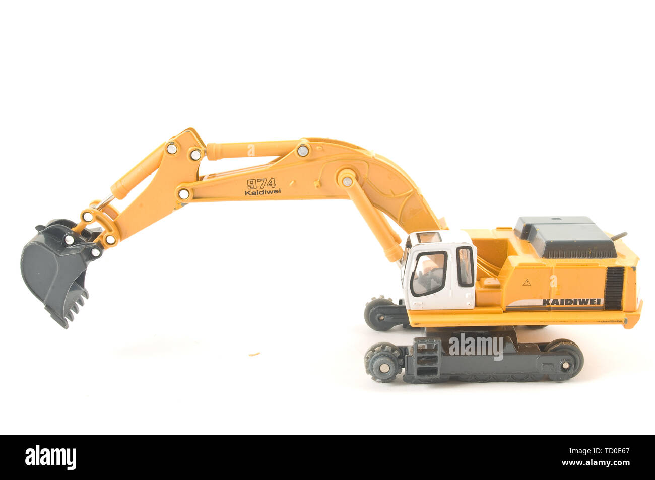 Backhoe excavator Cut Out Stock Images & Pictures - Alamy