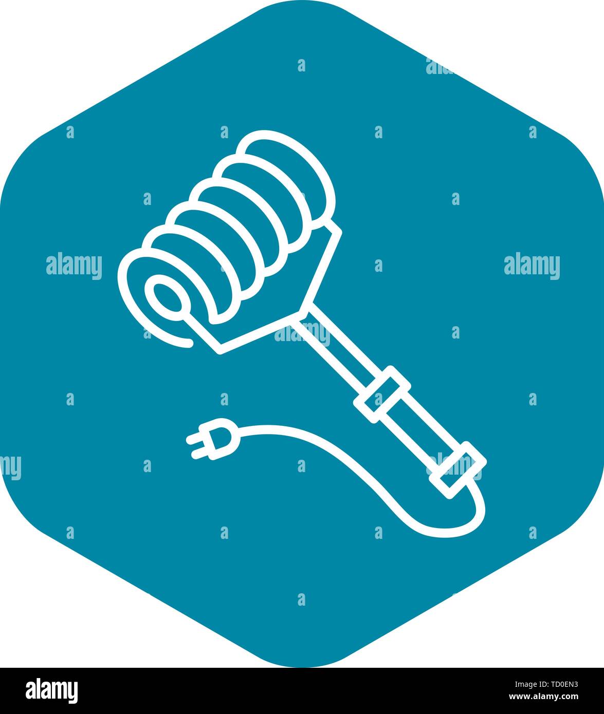 Plug heater icon, outline style Stock Vector Image & Art - Alamy