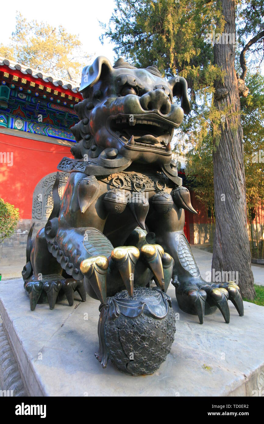 Fayuan Temple, Beijing Stock Photo - Alamy