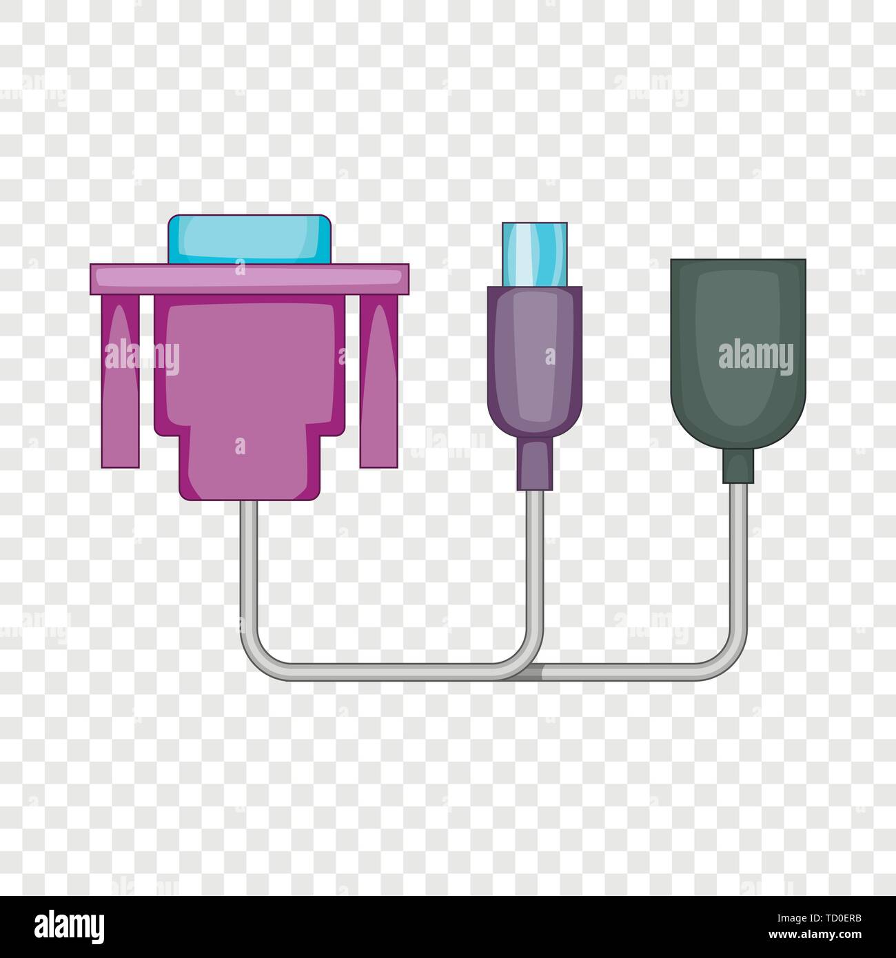 Audio cable icon, cartoon style Stock Vector Image & Art - Alamy