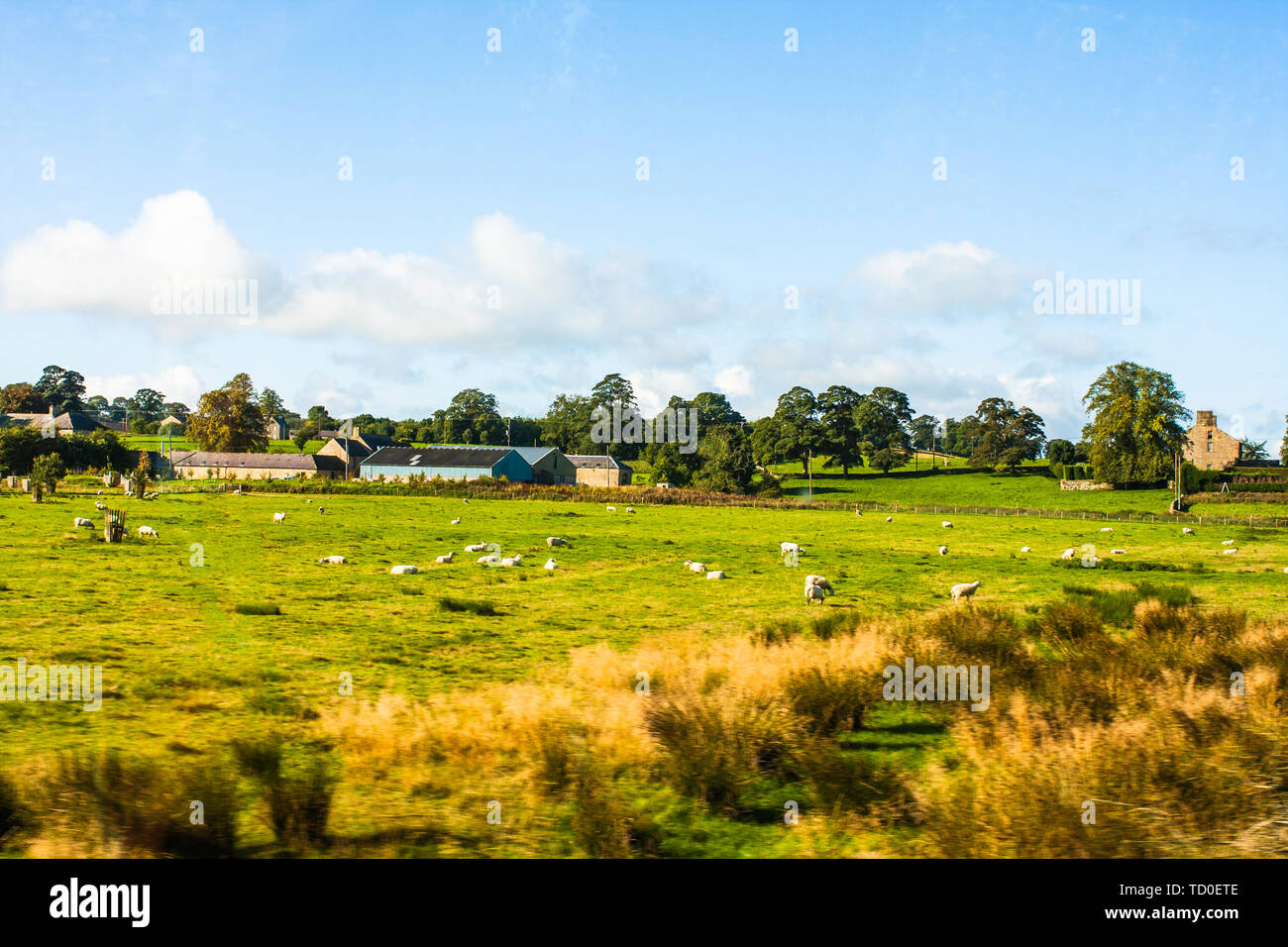 The pastoral scenery of England is like a pastoral song, like an ...