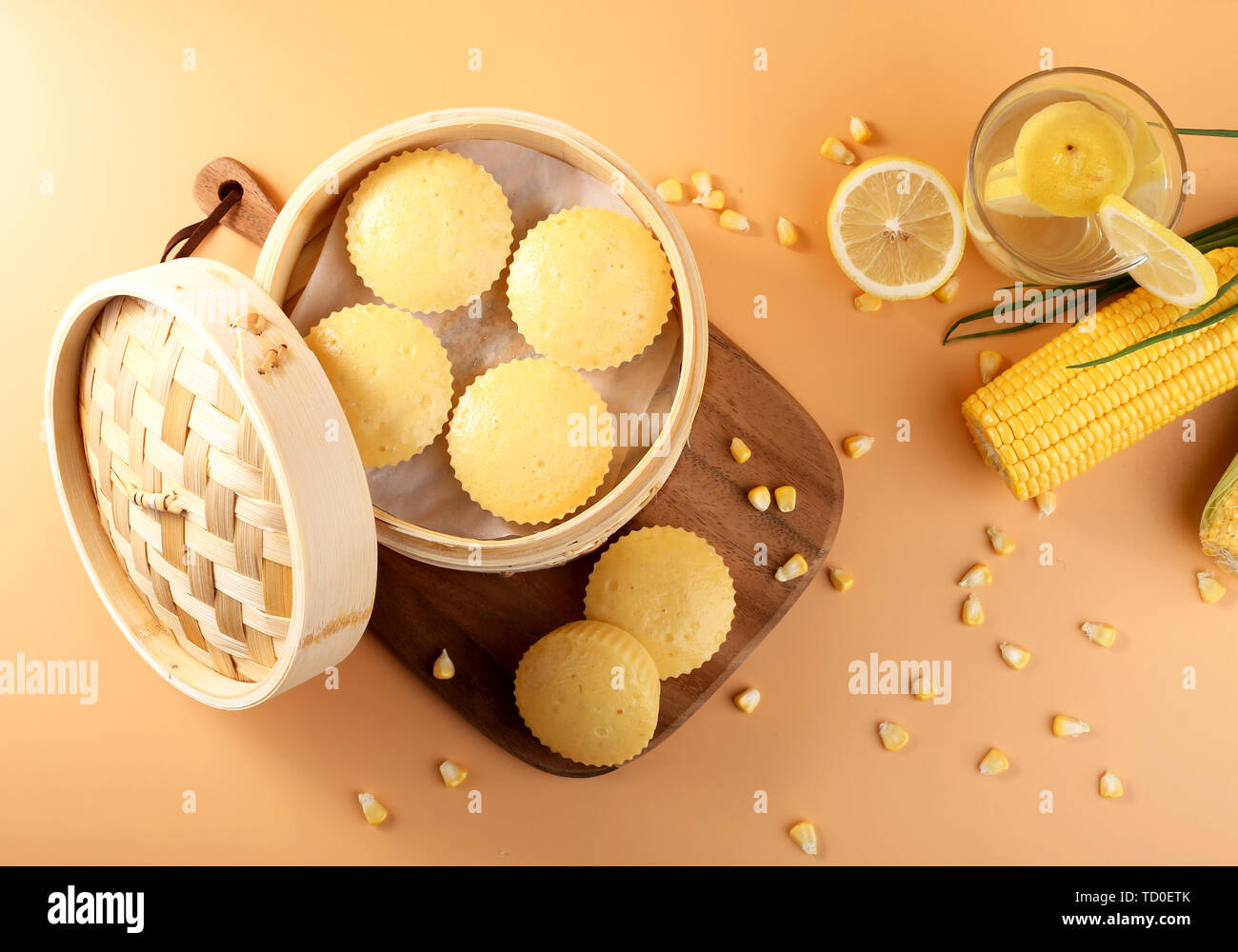 Corn hair cake Stock Photo - Alamy