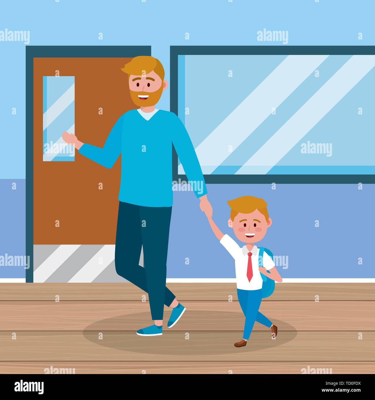 Student students father Stock Vector Images - Alamy