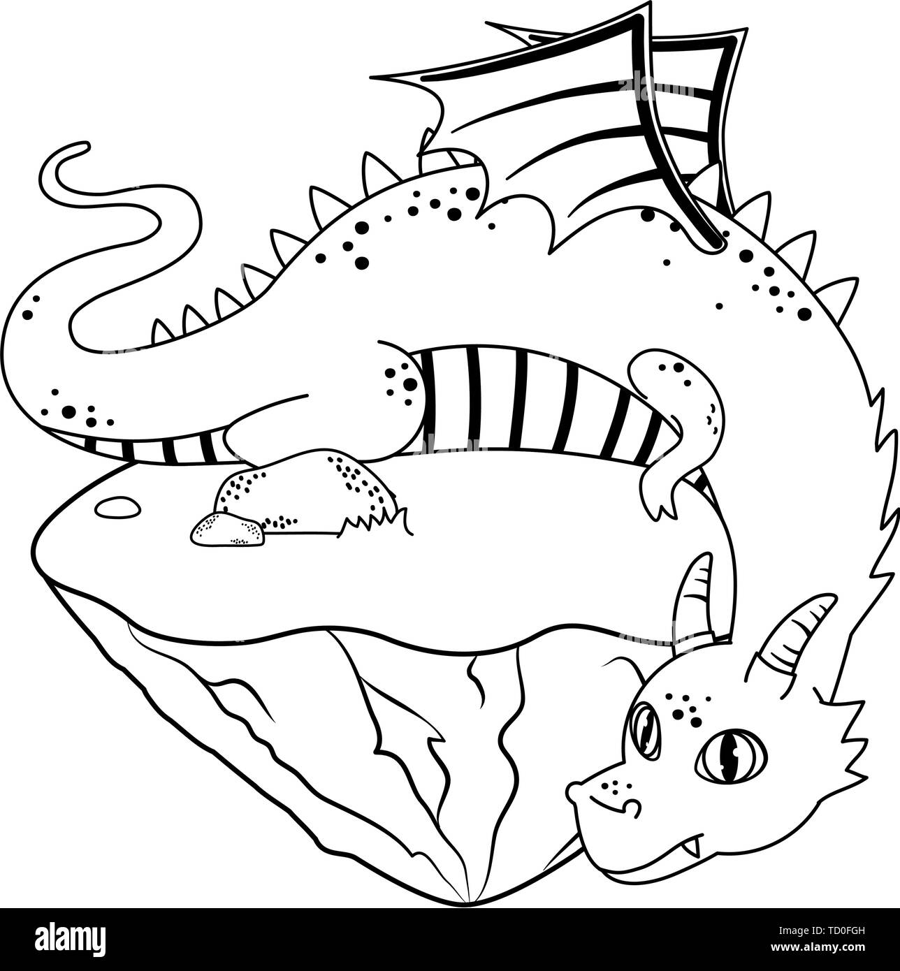 Chinese mythology theme Stock Vector Images - Alamy