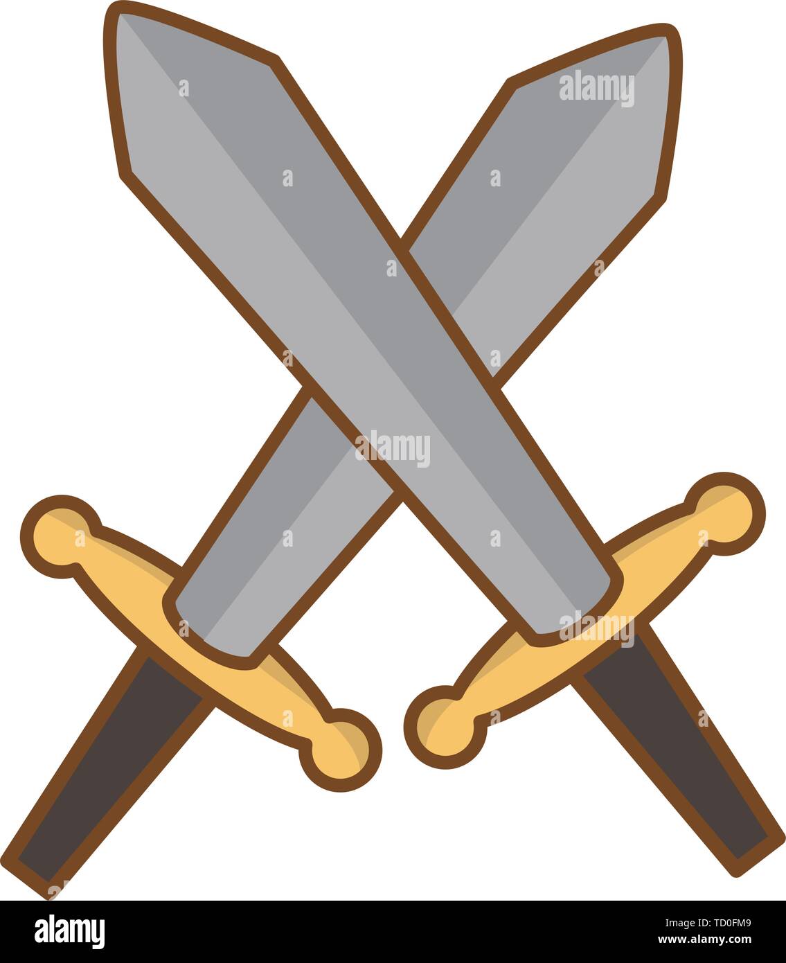 Medieval sword design, Knight blade weapon war ancient sharp and fight ...