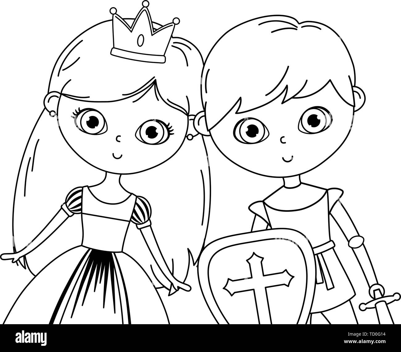 Princess and knight design, Fairytale history medieval fantasy kingdom ...