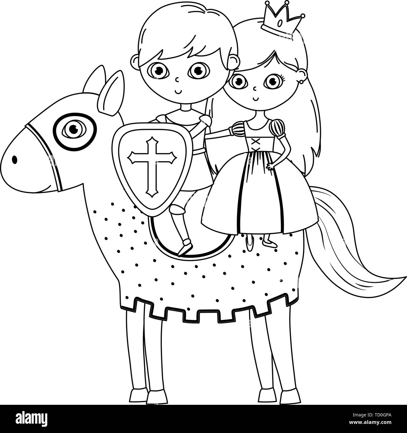 Princess and knight design, Fairytale history medieval fantasy kingdom ...