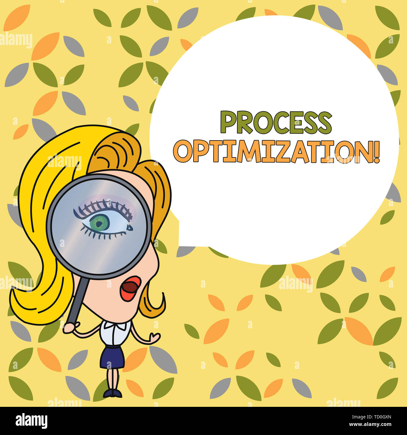 Handwriting text Process Optimization. Conceptual photo Improve ...