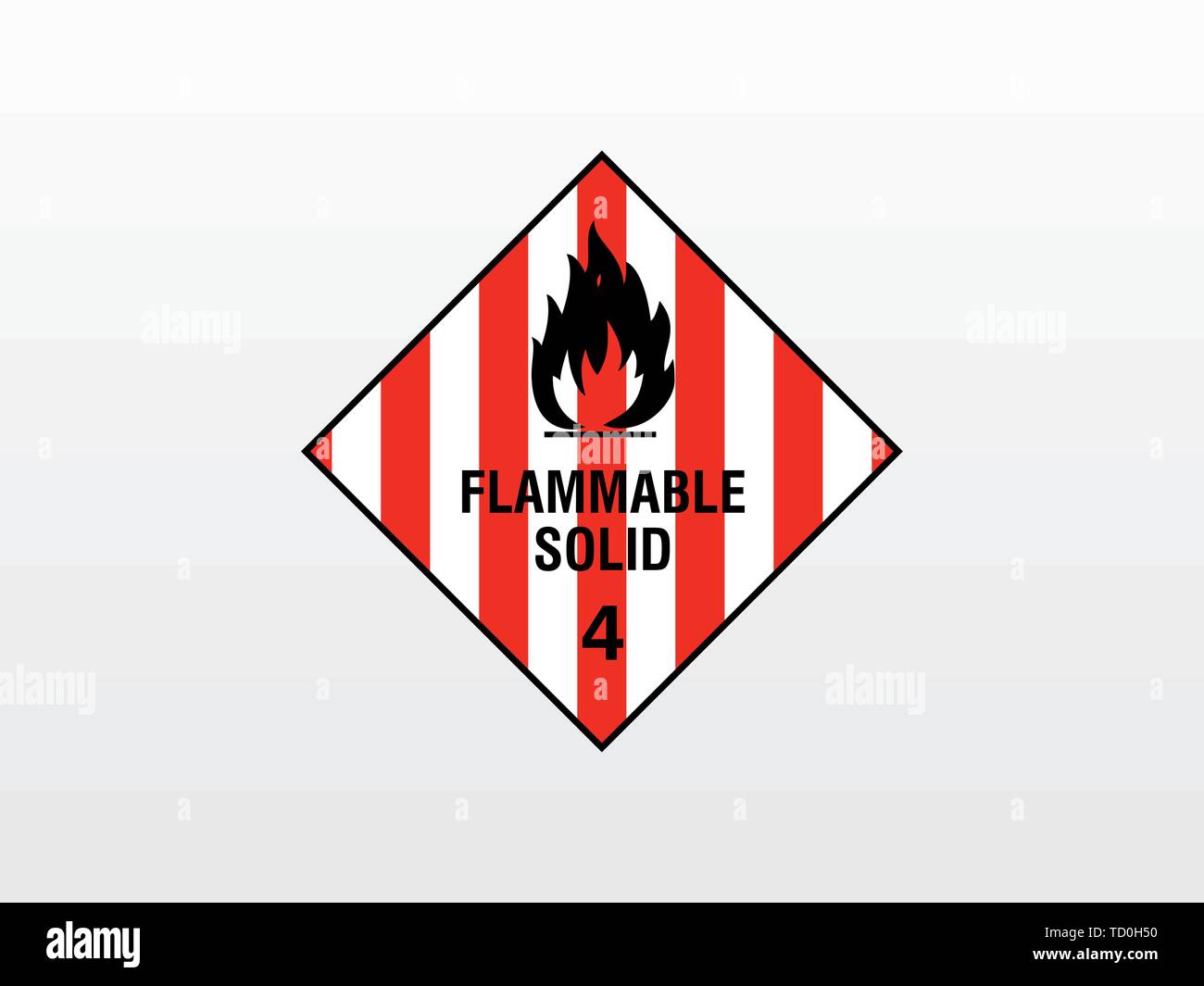 Flammable placard Stock Vector Images - Alamy