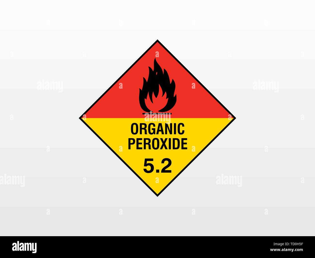 Organic Peroxide 5.2 Hazchem Symbol Stock Vector Image & Art - Alamy
