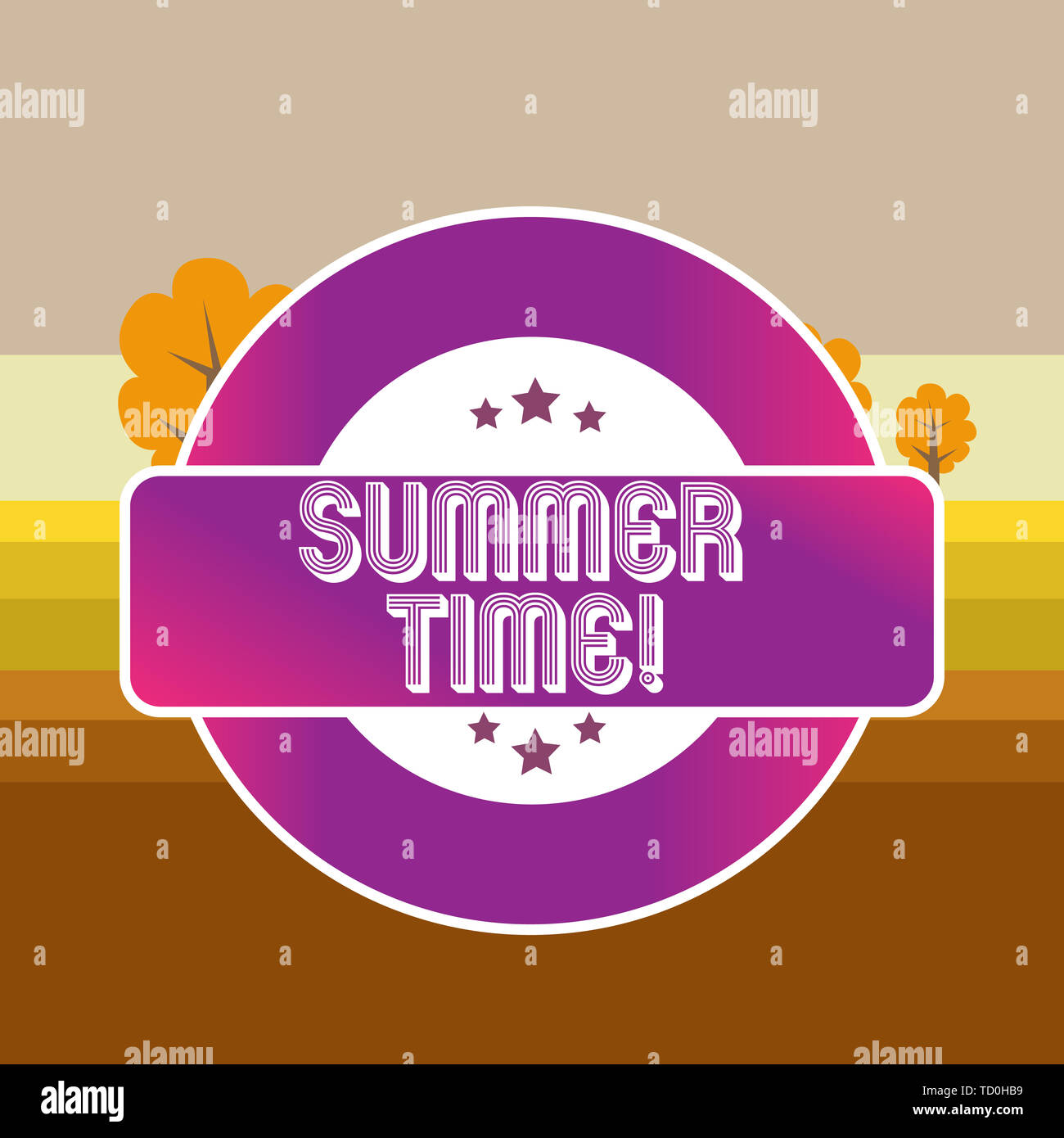 Text sign showing Summer Time. Business photo text achieve longer ...