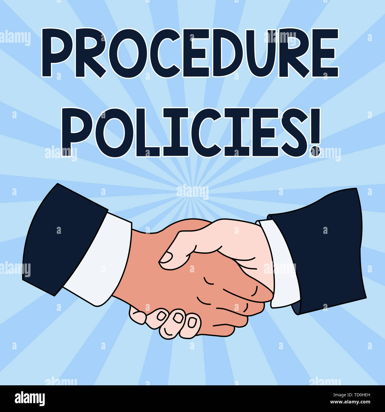 Conceptual hand writing showing Procedure Policies. Concept meaning ...