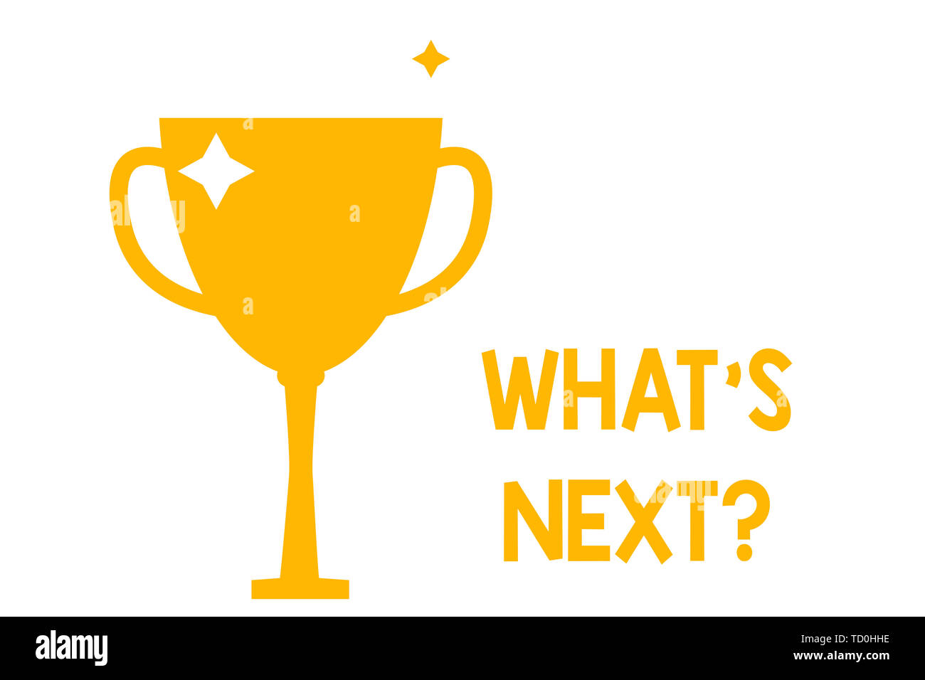 Conceptual hand writing showing What S Next Question. Concept meaning ...