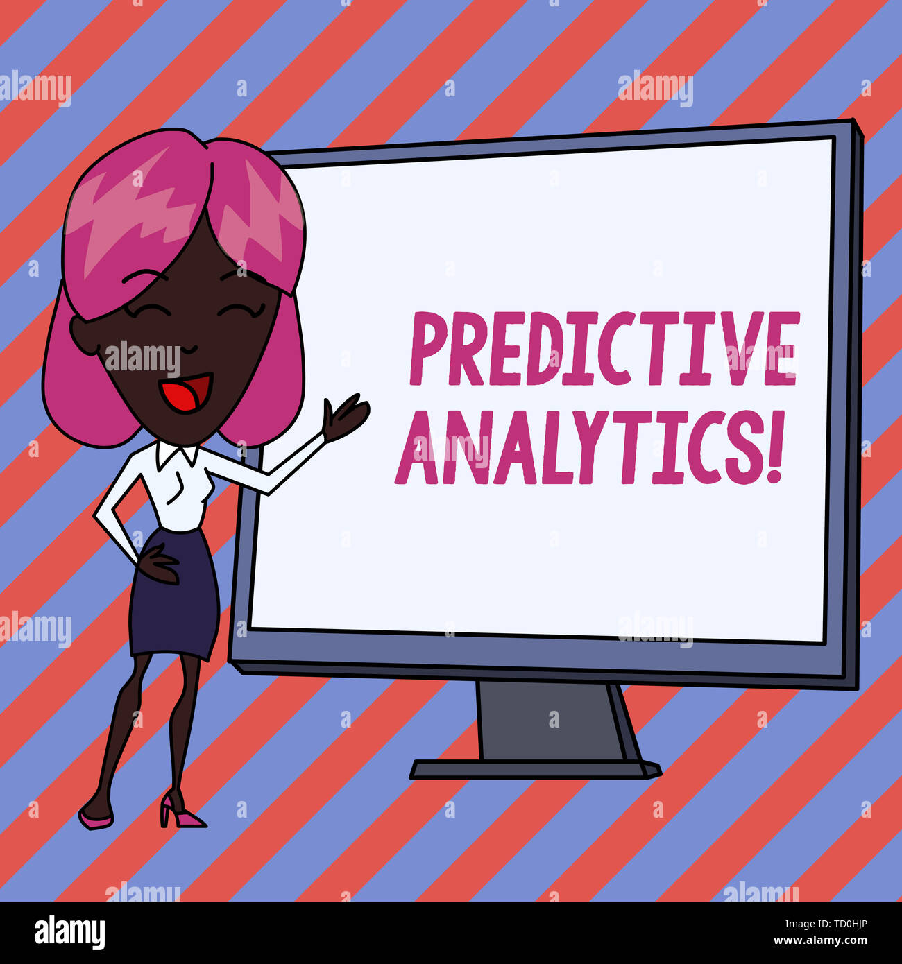 Conceptual Hand Writing Showing Predictive Analytics Concept Meaning