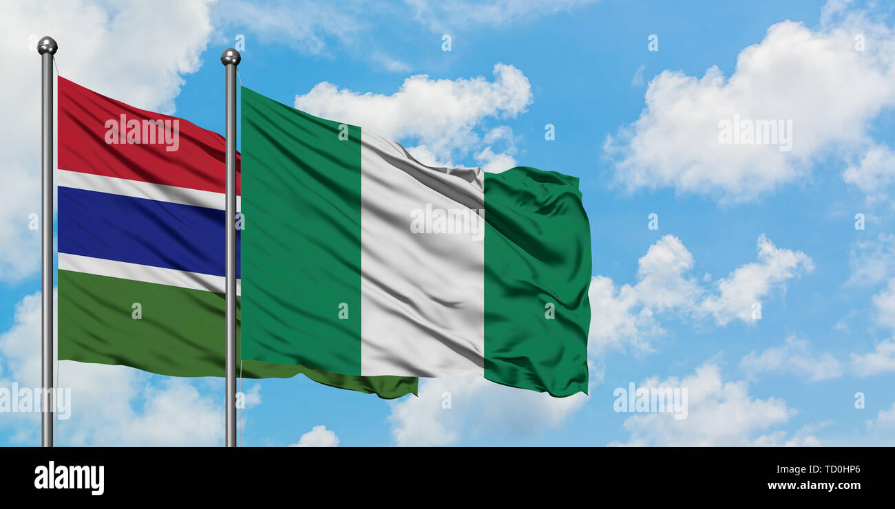 Nigeria gambia flag hi-res stock photography and images - Alamy