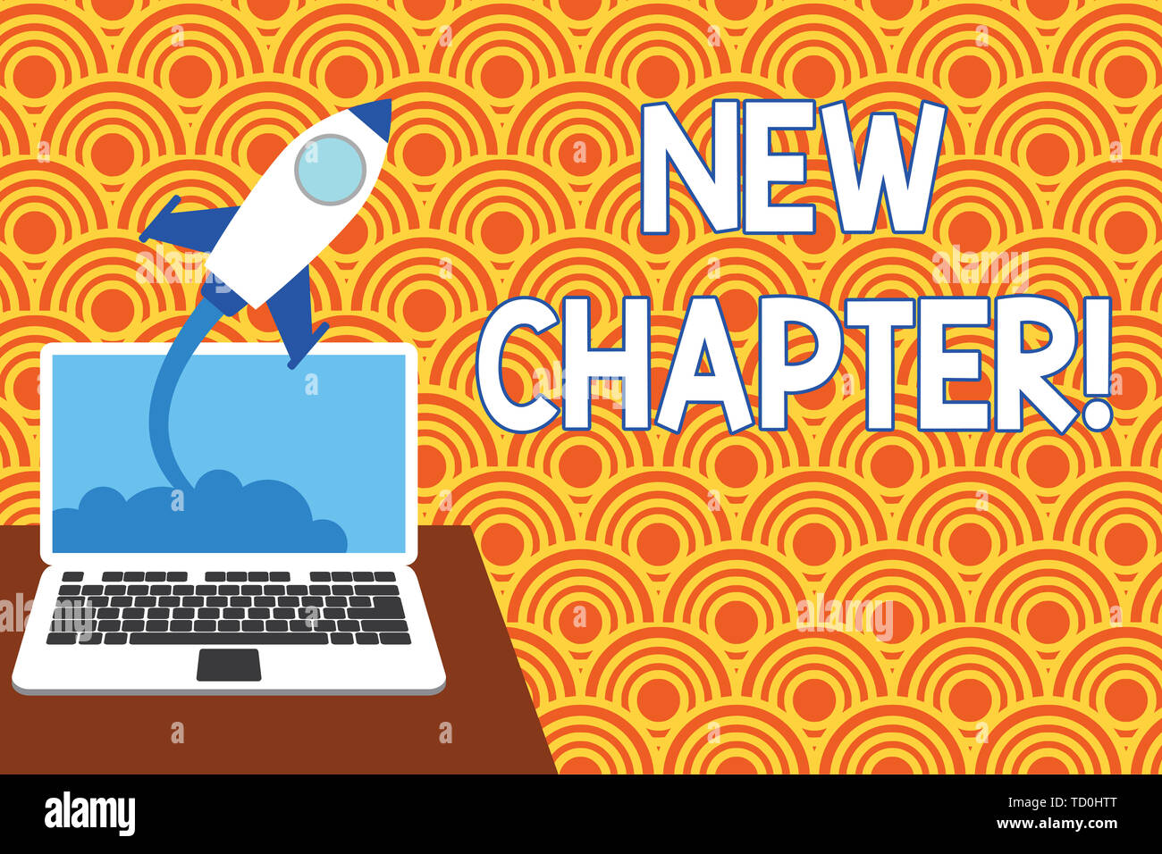 Text sign showing New Chapter. Business photo showcasing Starting ...