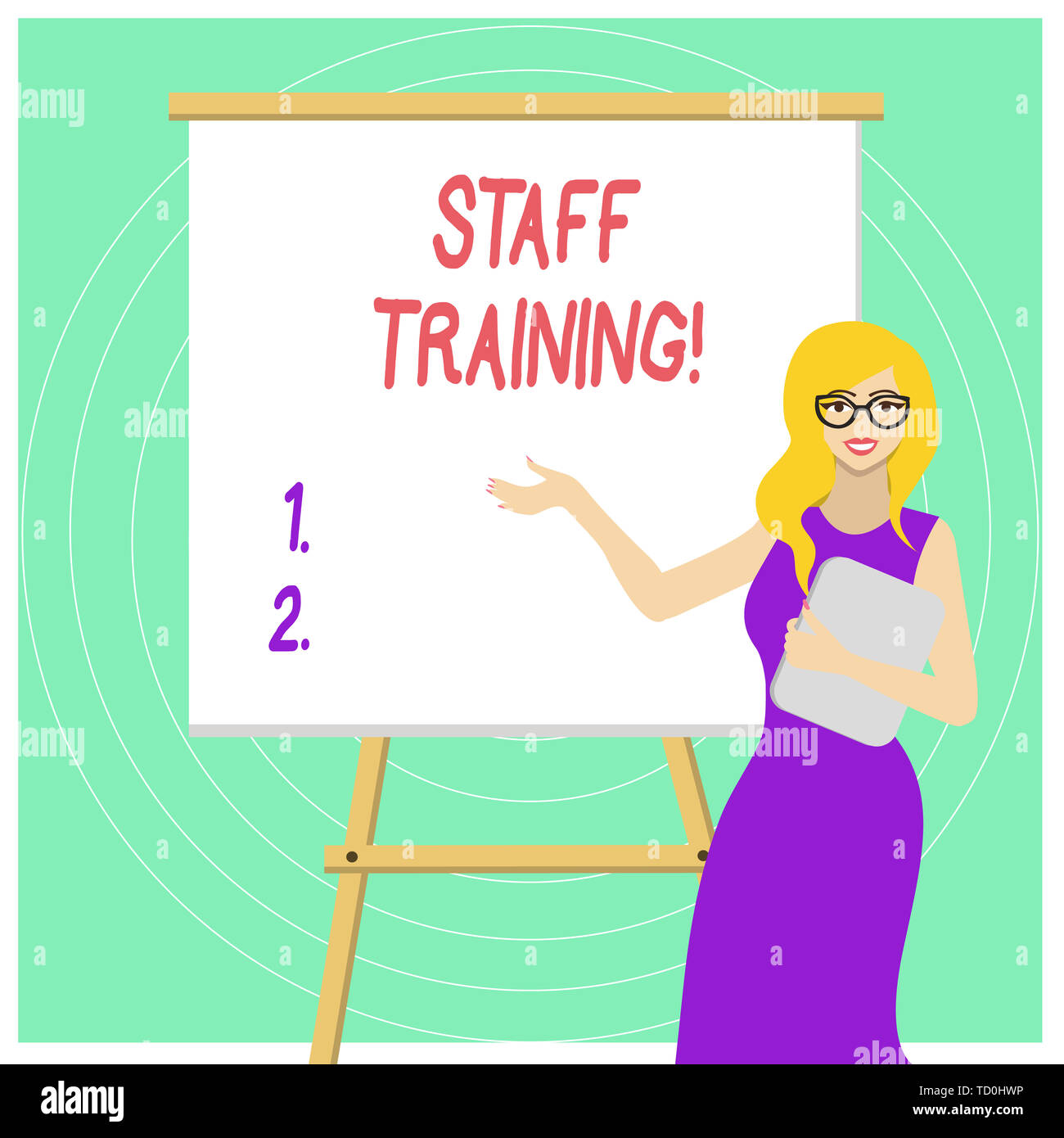 Handwriting text Staff Training. Conceptual photo learn specific ...