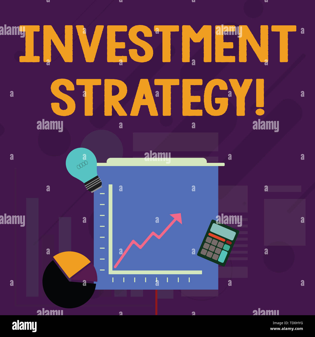 Word writing text Investment Strategy. Business photo showcasing Set of ...