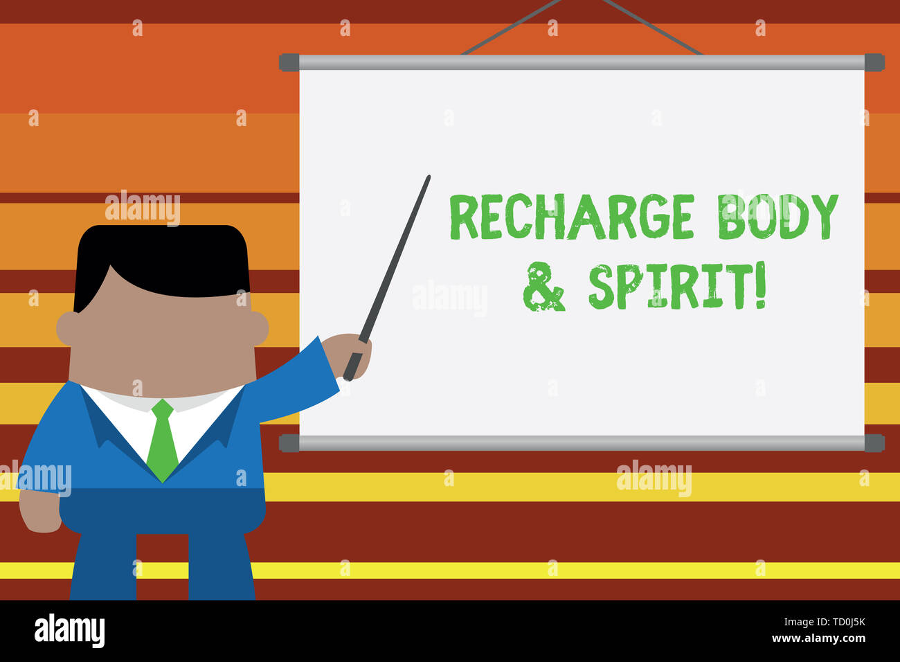 Word writing text Recharge Body And Spirit. Business photo showcasing fill your energy through ...