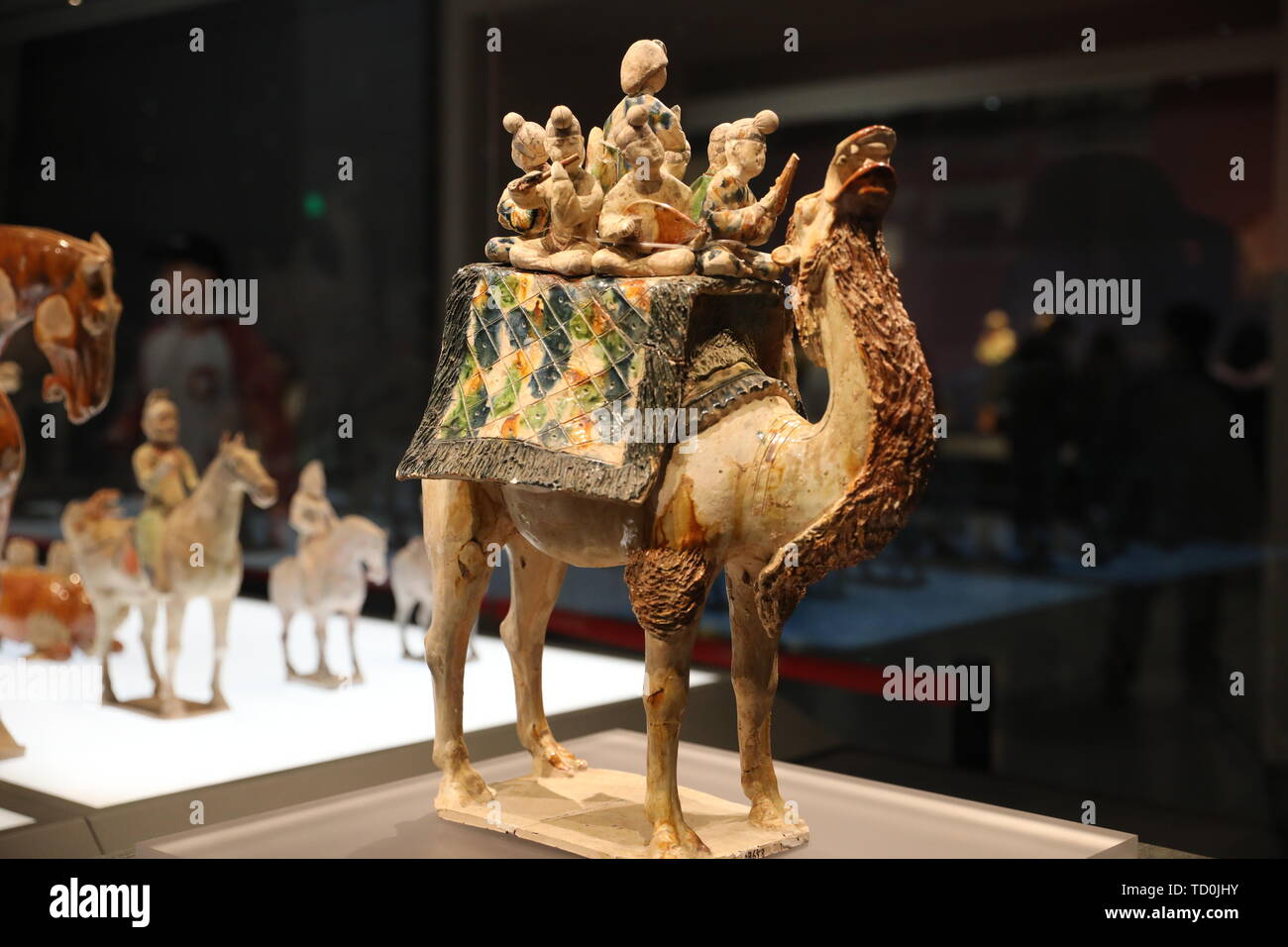 Shaanxi Museum Tang three-color camel Stock Photo - Alamy