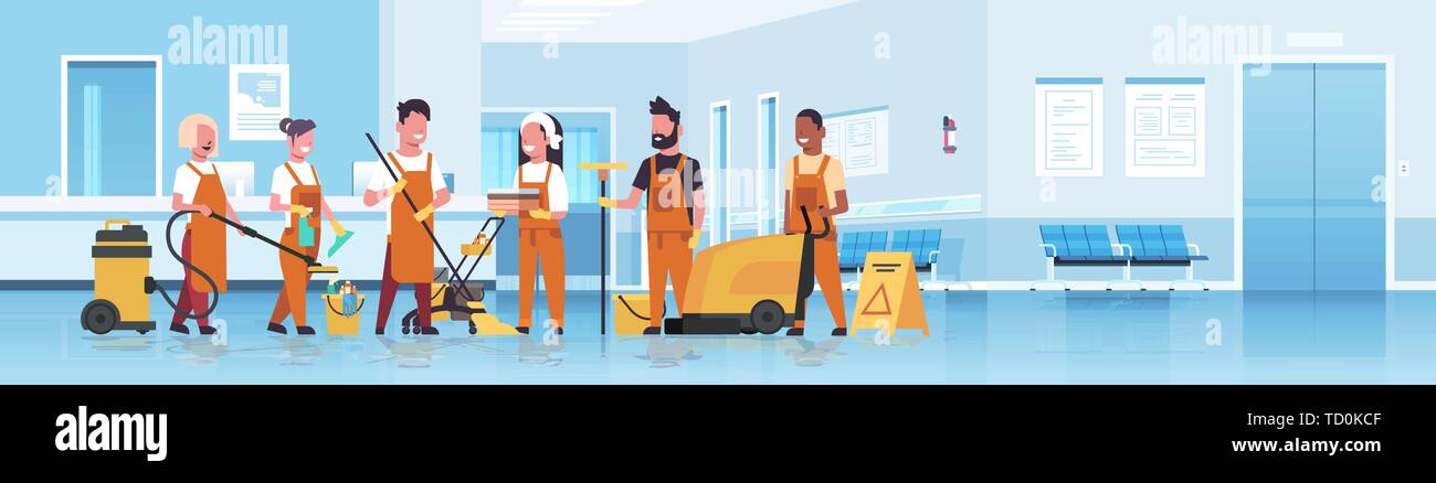 Hospital Housekeeping Clipart