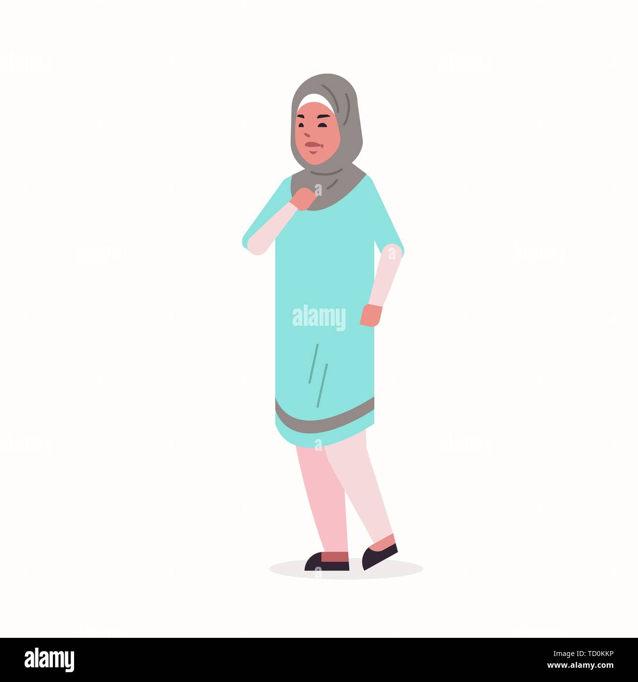 arabic woman in hijab arab girl wearing headscarf traditional clothes ...