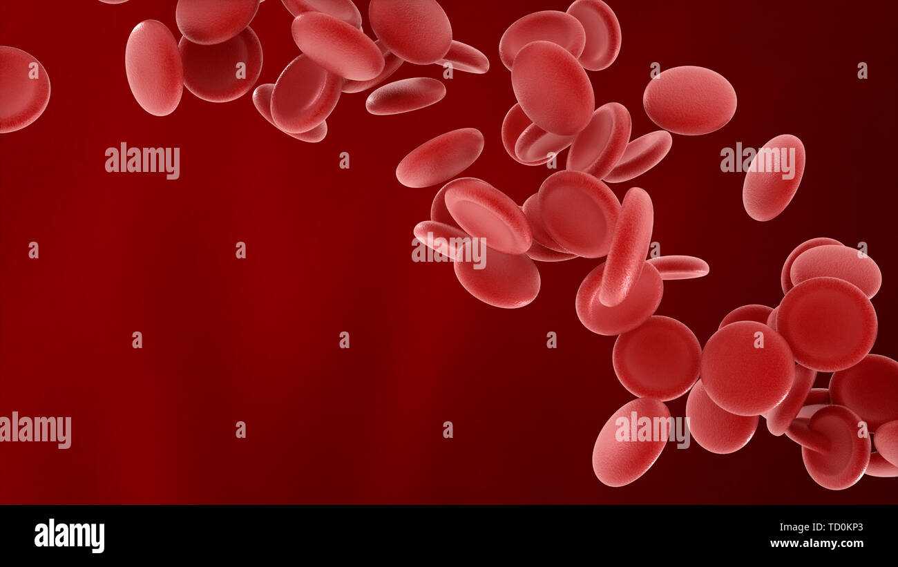 3d rendered platelet model Stock Photo - Alamy