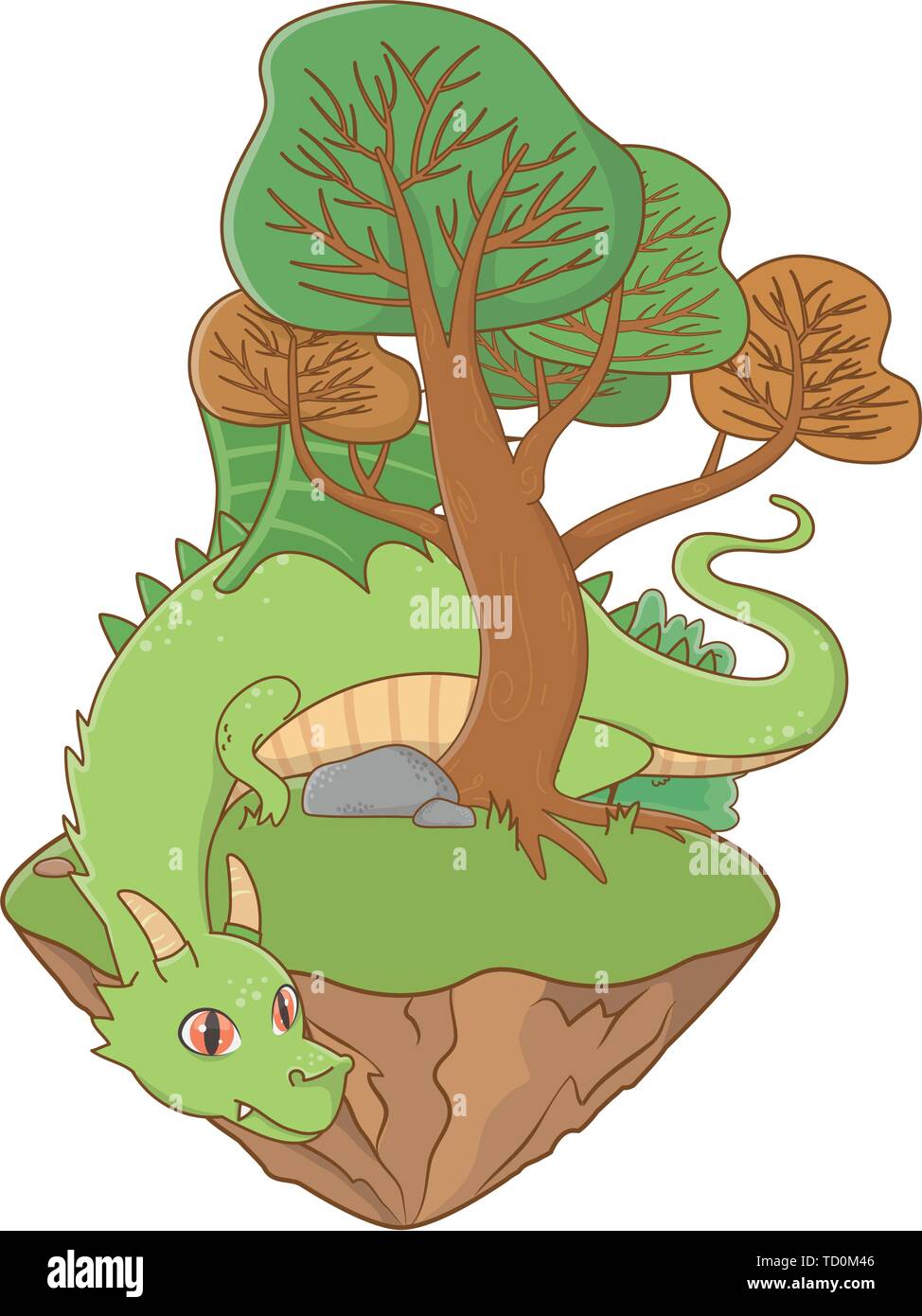 Dragon cartoon design, Chinese asian fantasy animal monster and culture ...