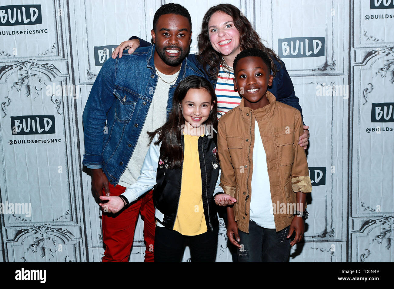 New York, USA. 10 June, 2019. Tobie Windham, Kaylin Hayman, Suzi ...