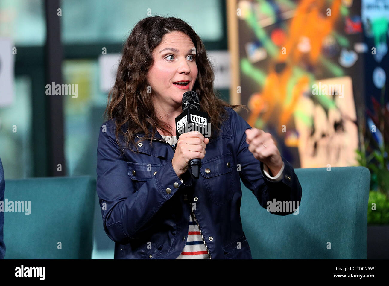 New York, USA. 10 June, 2019. Suzi Barrett at the BUILD Speaker Series ...