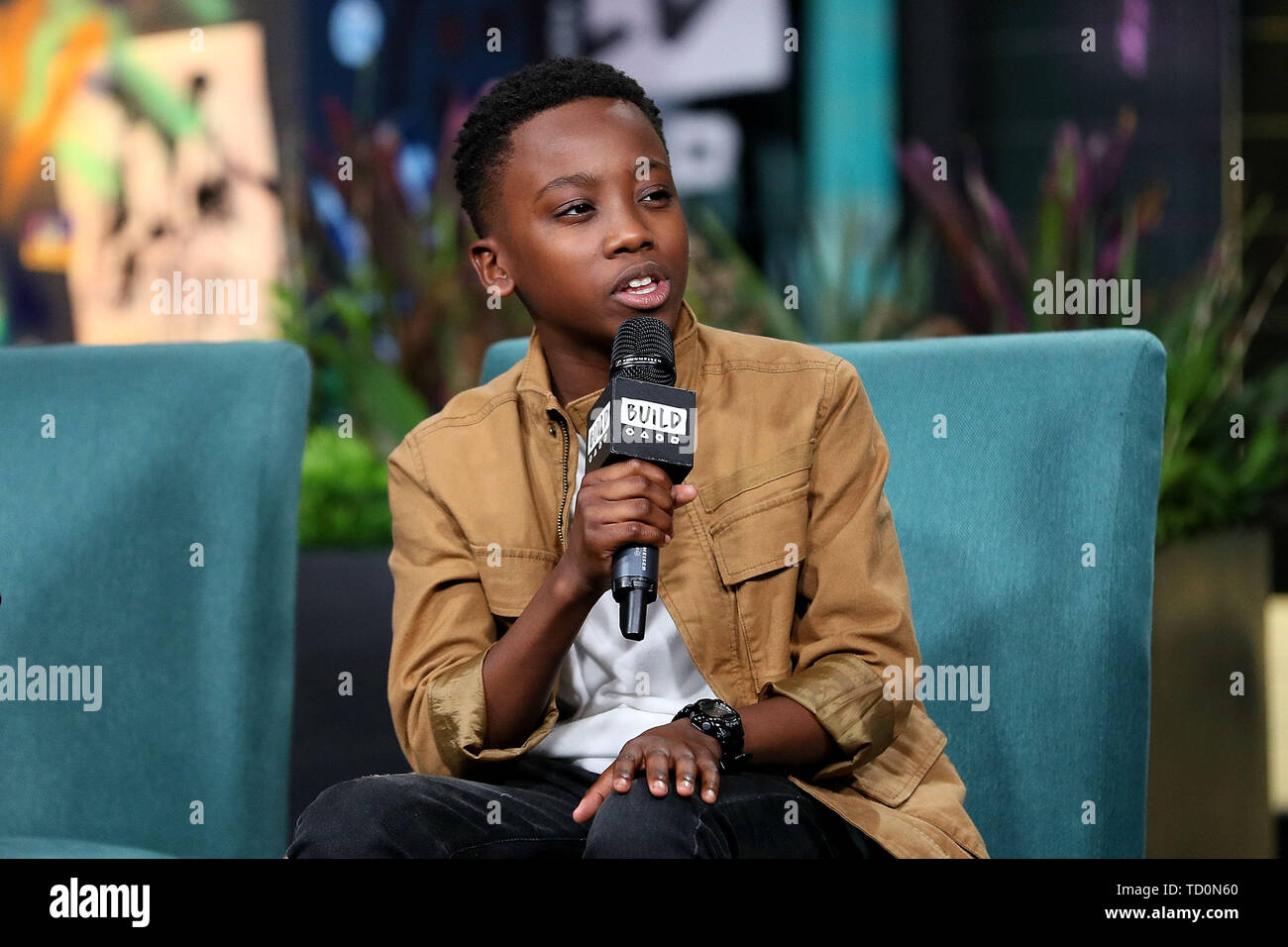 New York, USA. 10 June, 2019. Ramon Reed at the BUILD Speaker Series ...