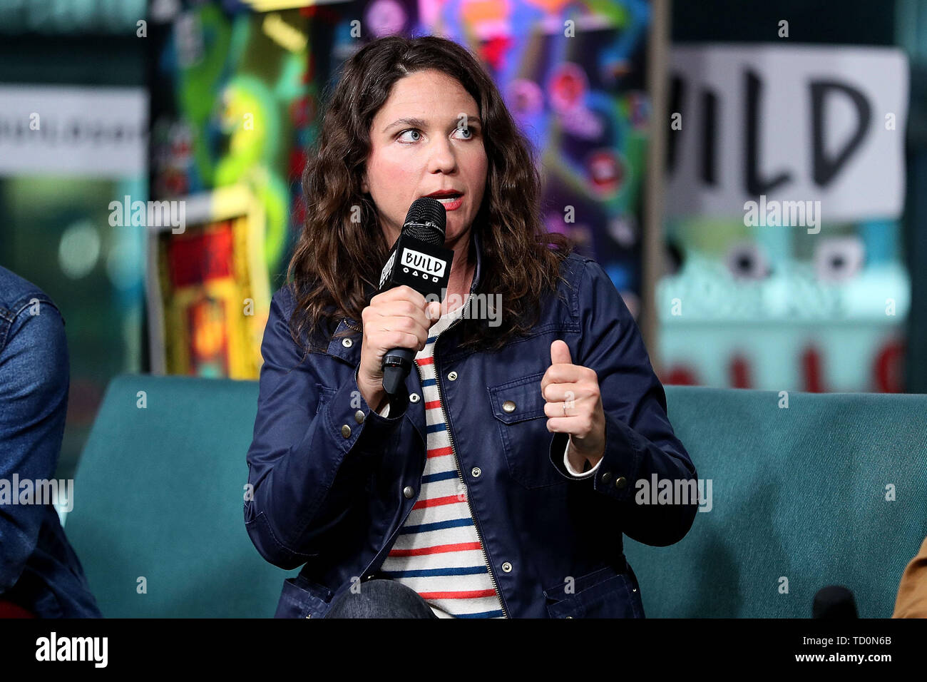 New York, USA. 10 June, 2019. Suzi Barrett at the BUILD Speaker Series ...