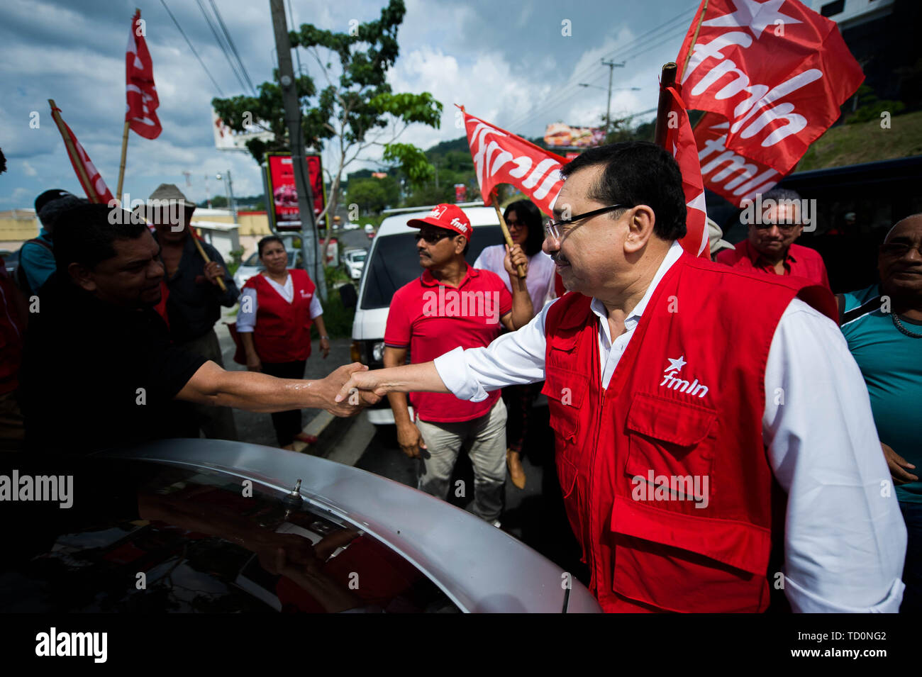 San Salvador, El Salvador. 11th June, 2019. After Presidet Nayib Bukele ...