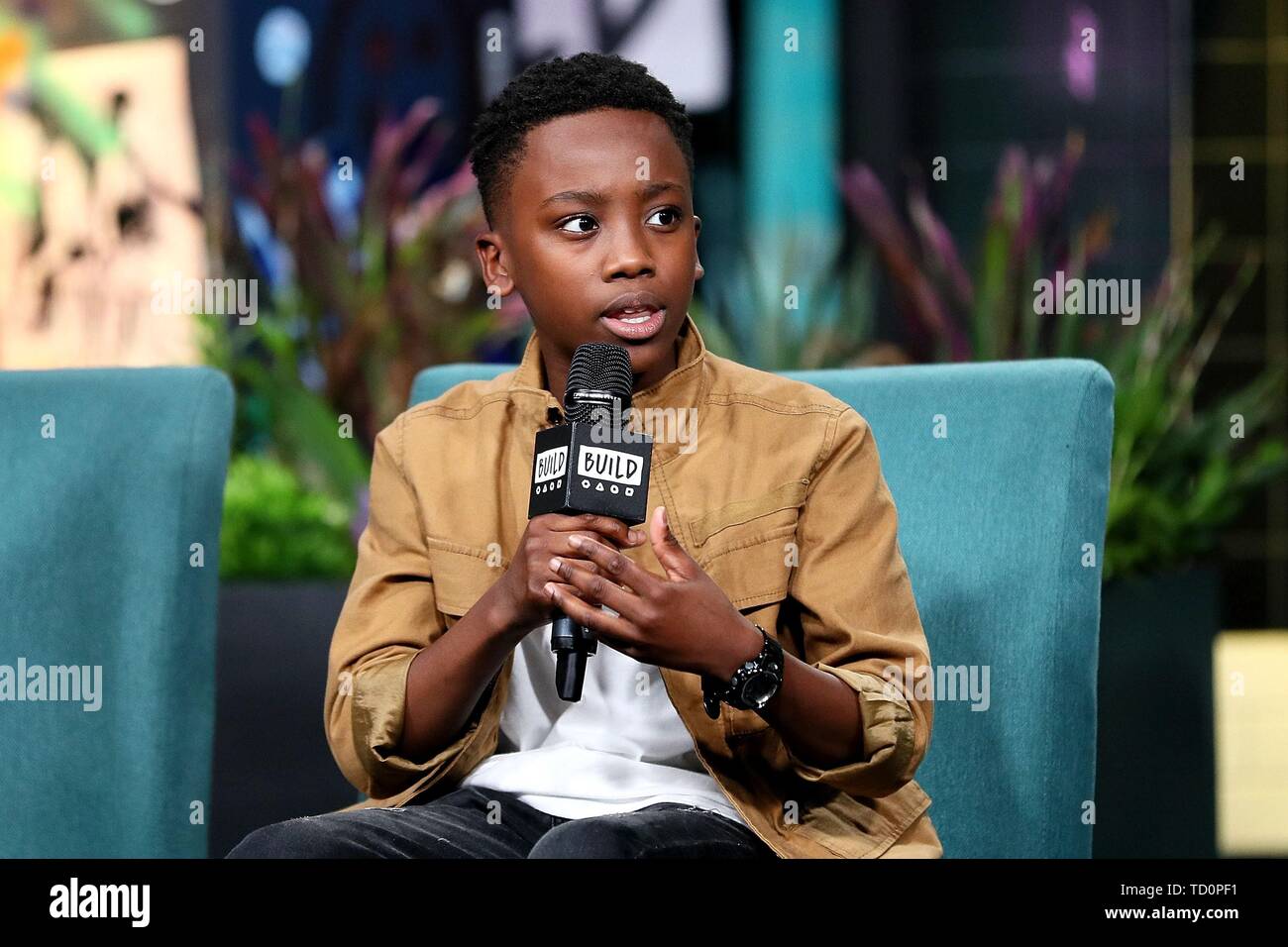 New York, NY, USA. 10th June, 2019. Ramon Reed inside for AOL Build ...