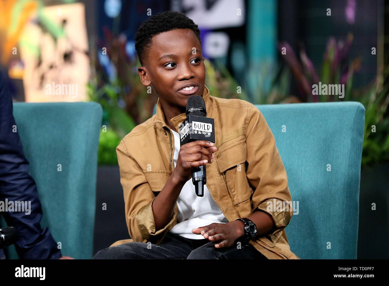 New York, NY, USA. 10th June, 2019. Ramon Reed inside for AOL Build ...