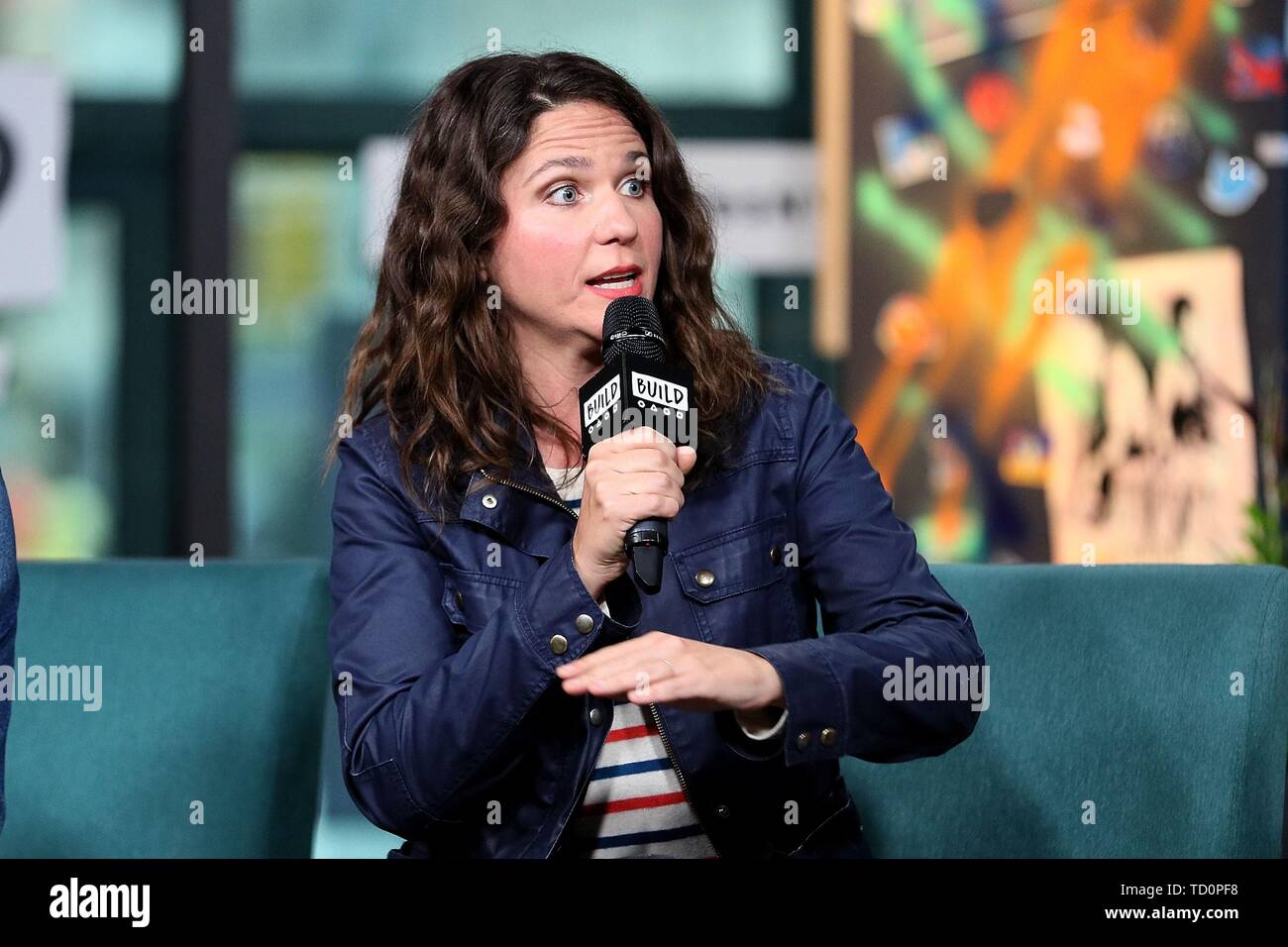 New York, NY, USA. 10th June, 2019. Suzi Barrett inside for AOL Build ...