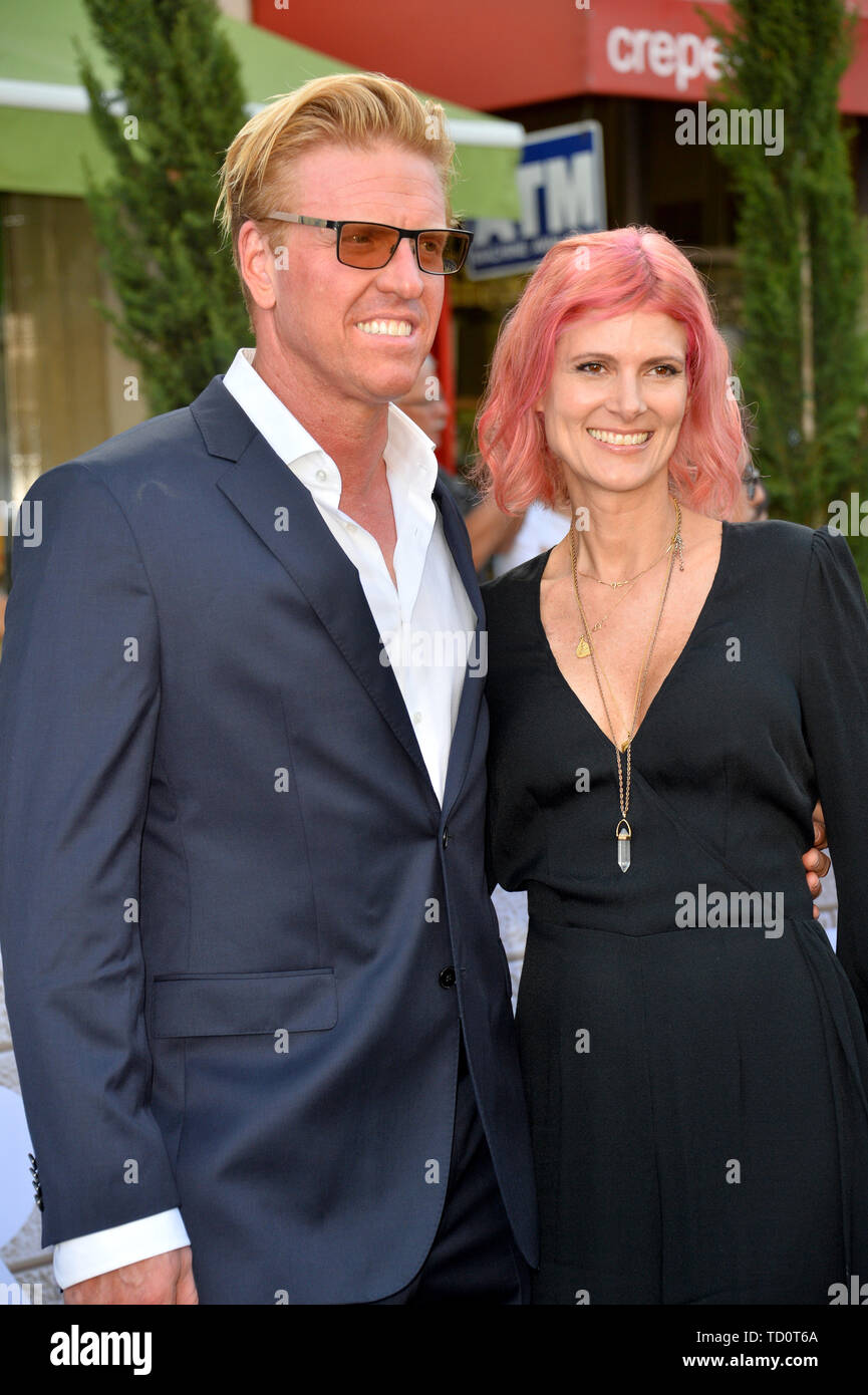 Los Angeles, California, USA. 10th June, 2019. Jake Busey & April ...